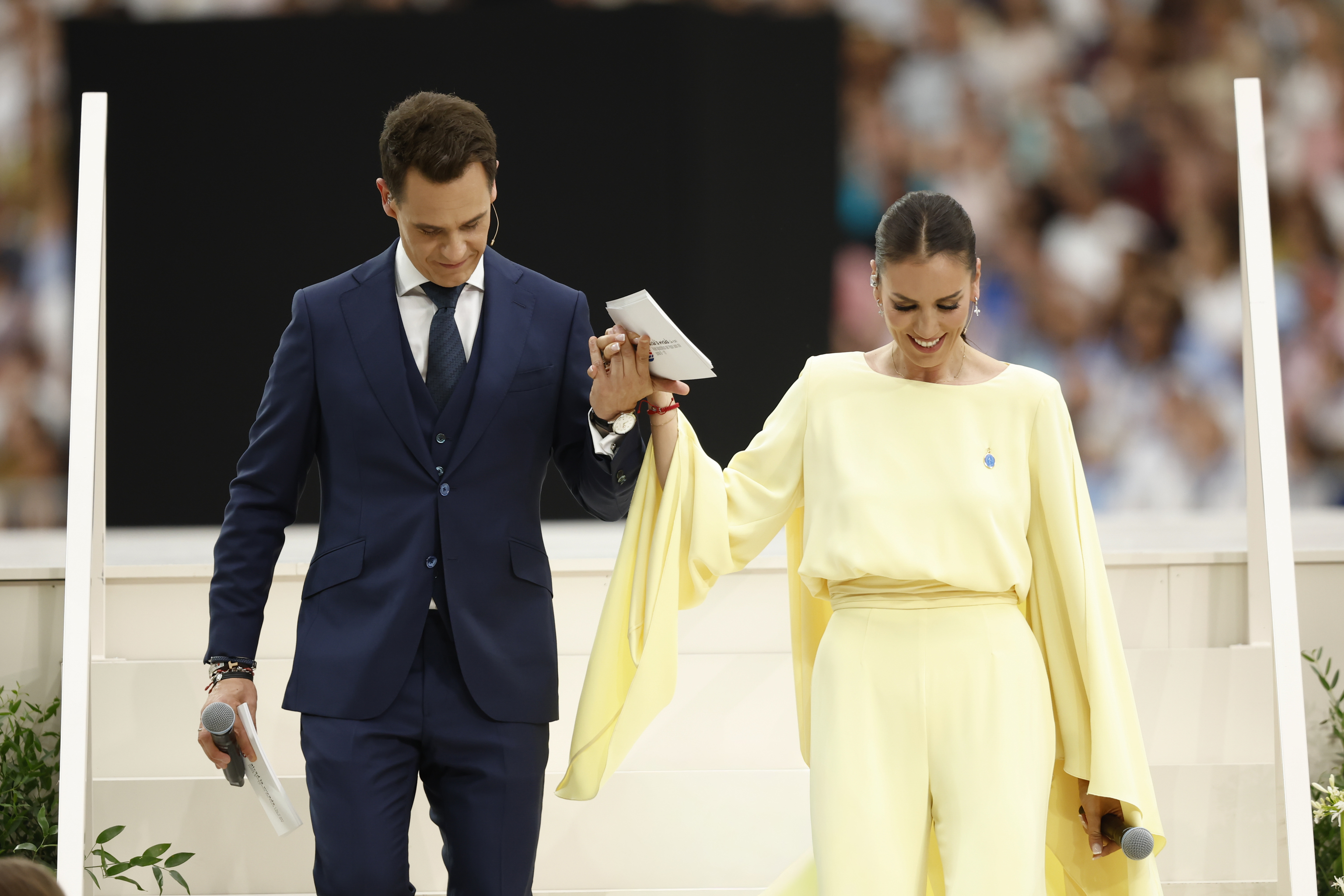 El look de Patricia Pardo para presentar el encuentro del papa León XIV ...