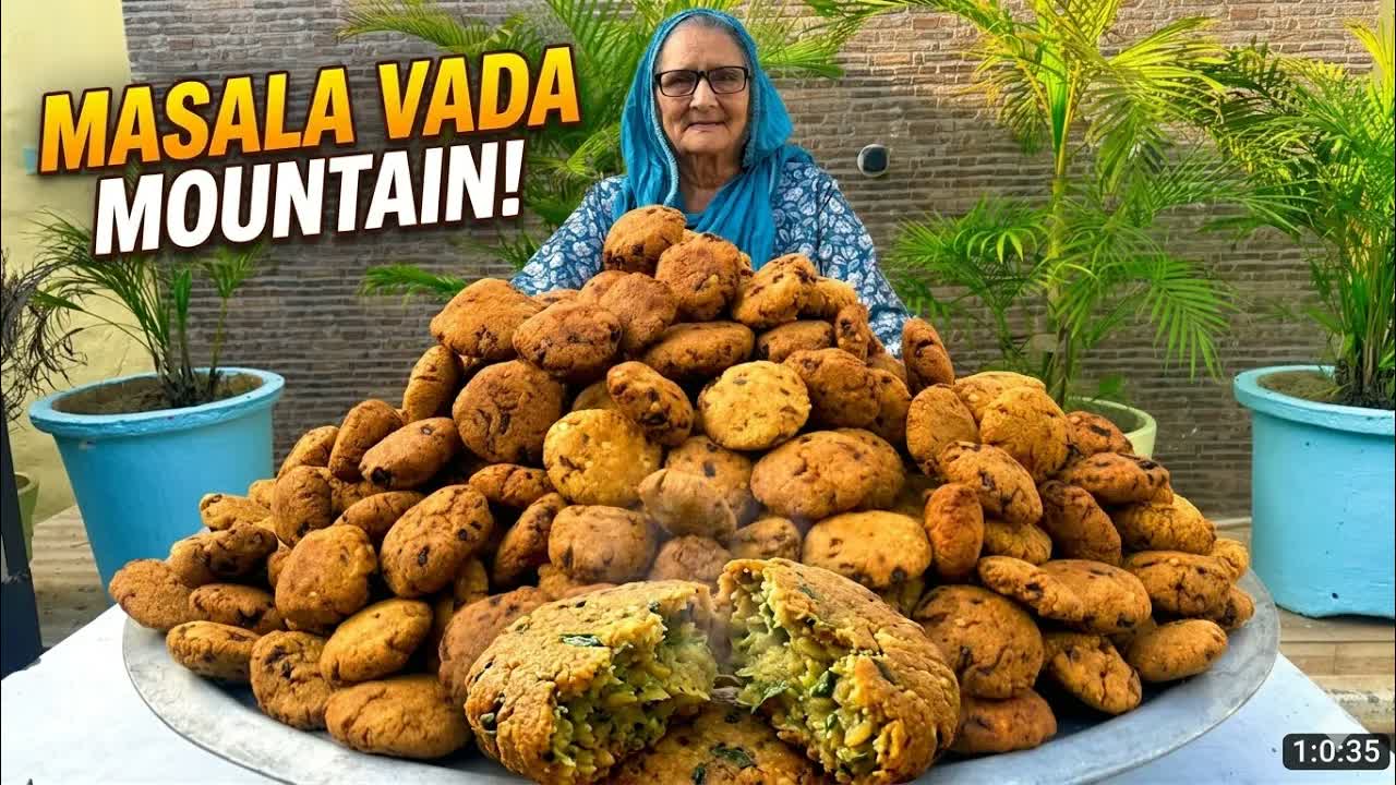 Crispy masala vada that crunches in every bite