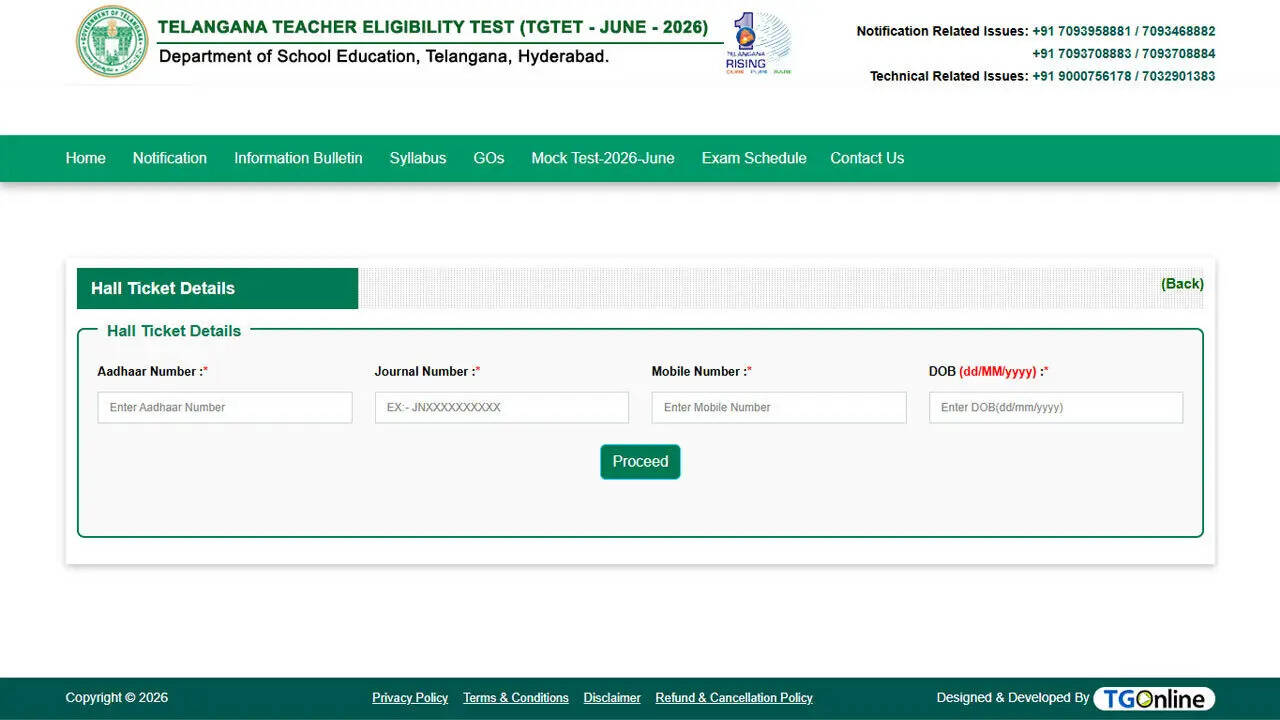 TG TET 2026 hall ticket released at tgtet.aptonline.in; exam for ...