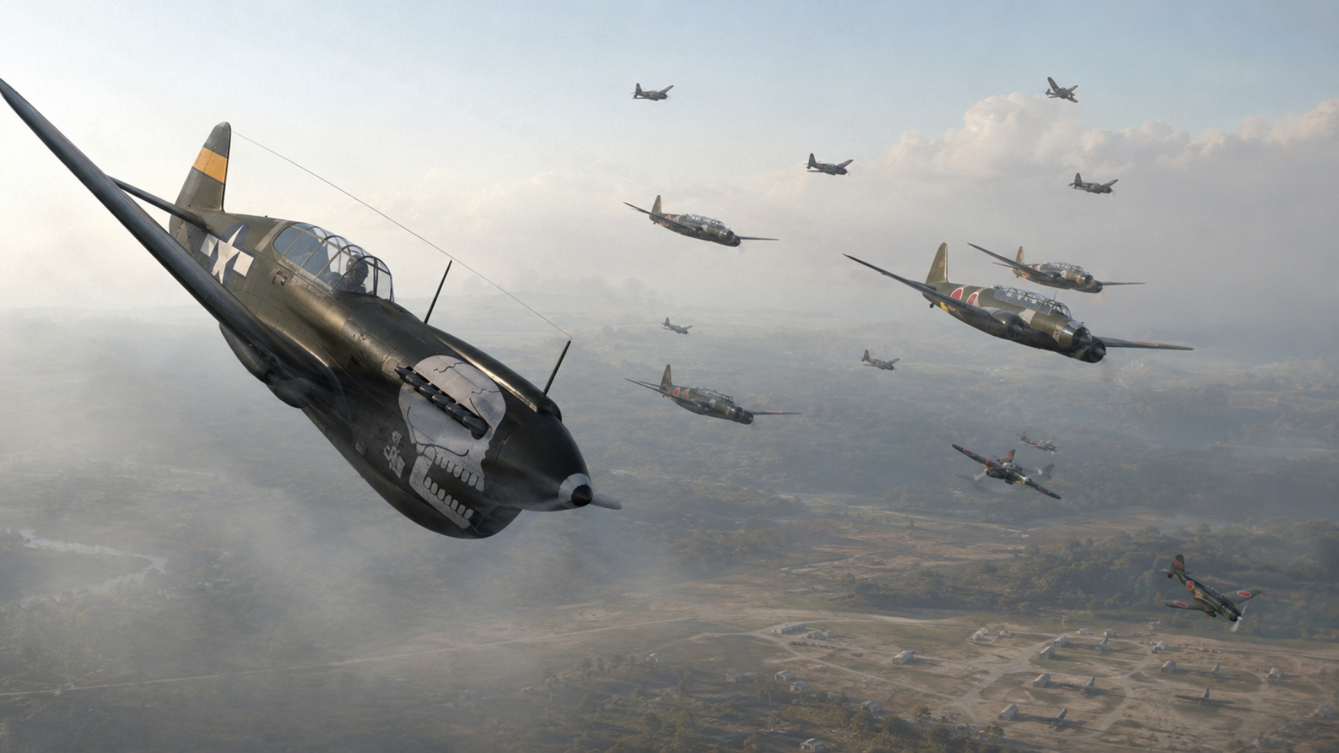 The P-40 pilot who faced 64 Japanese aircraft alone