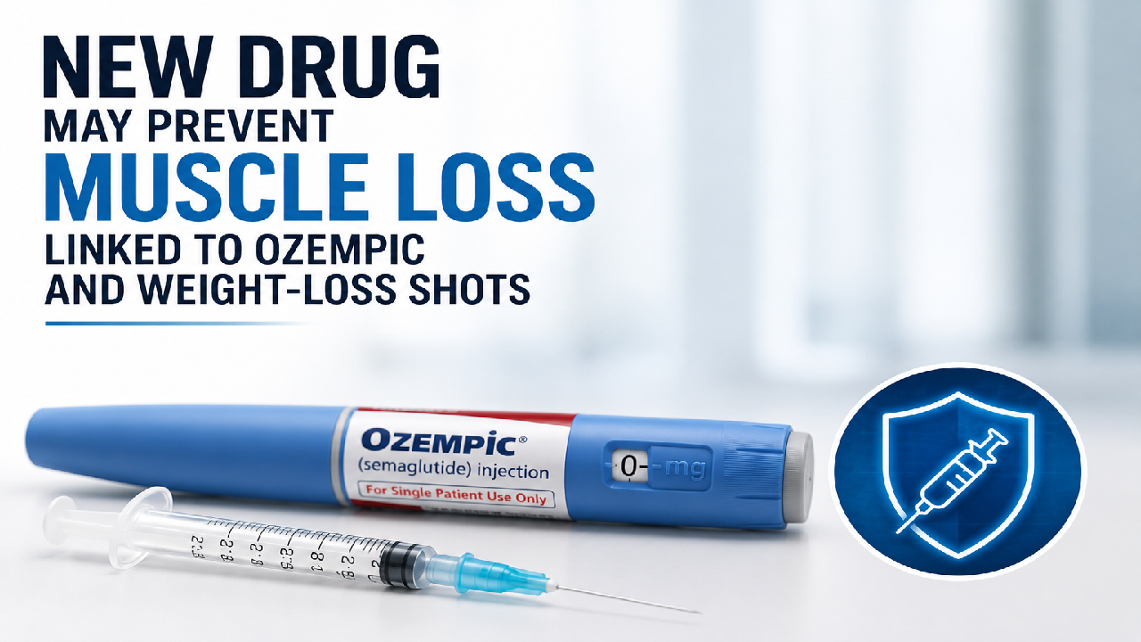 New drug may prevent muscle loss linked to Ozempic and weight-loss shots