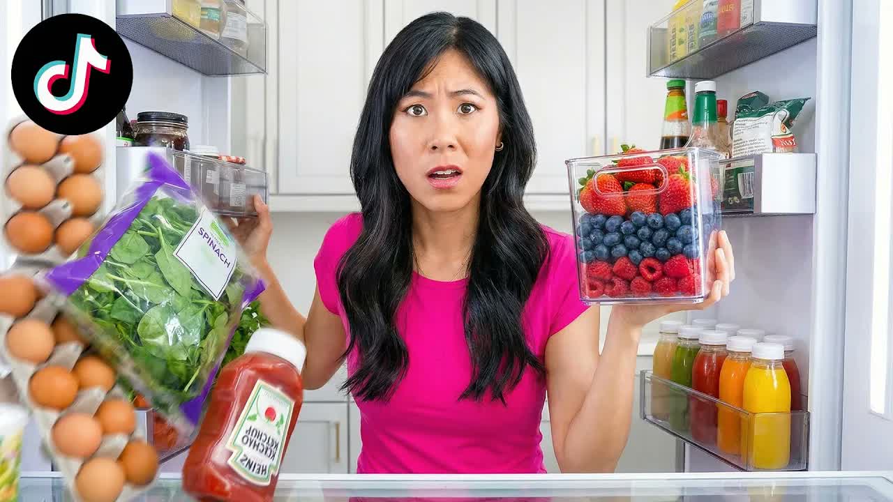She overhauled her fridge using viral TikTok organization methods ...