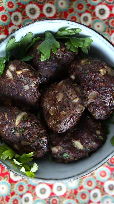 Turkish meatballs - köfte