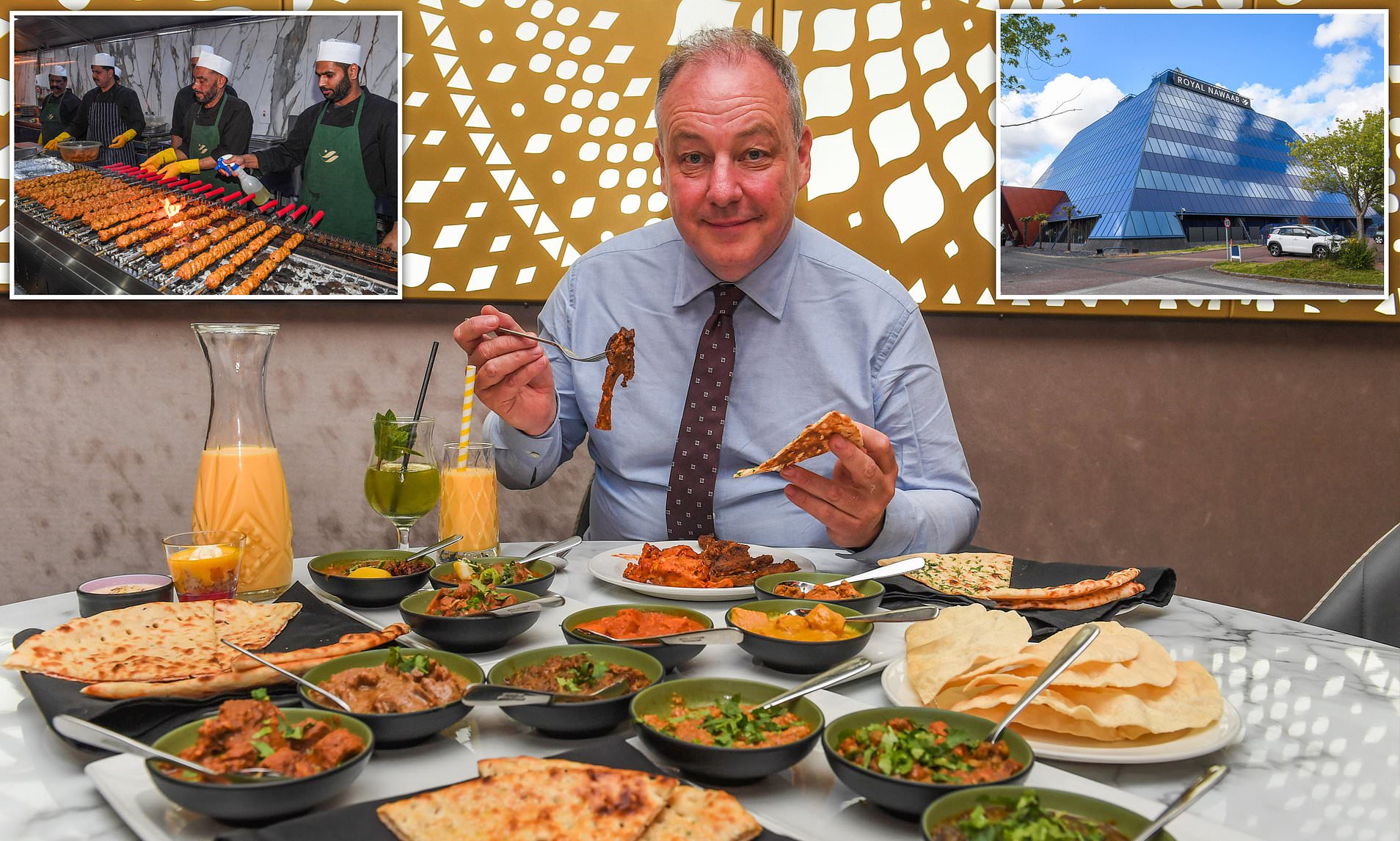 Inside the world's biggest curry house: How the Royal Nawaab became an ...