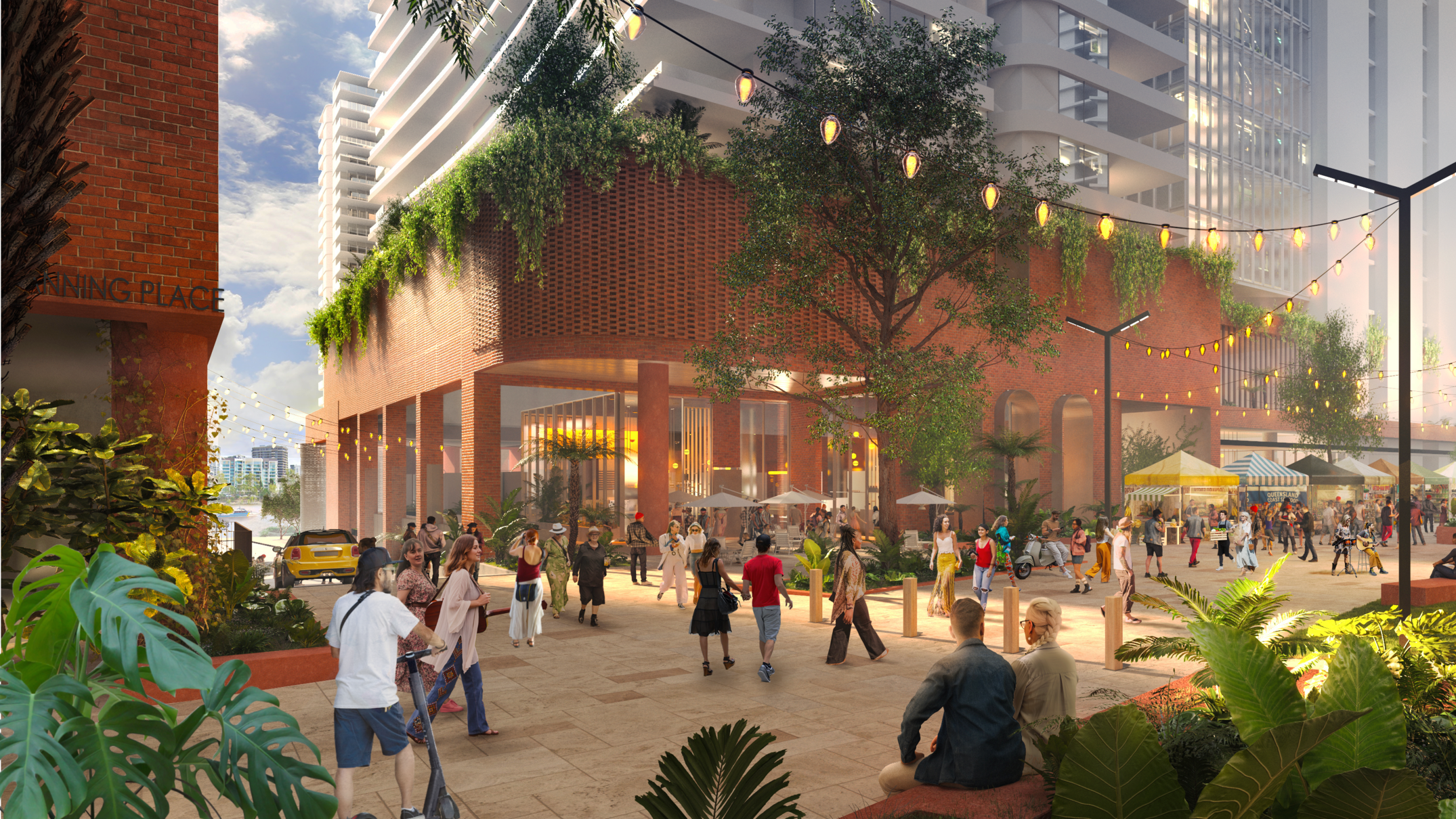 Apartment tower, hotel and Olympic hub proposed for South Brisbane's ...
