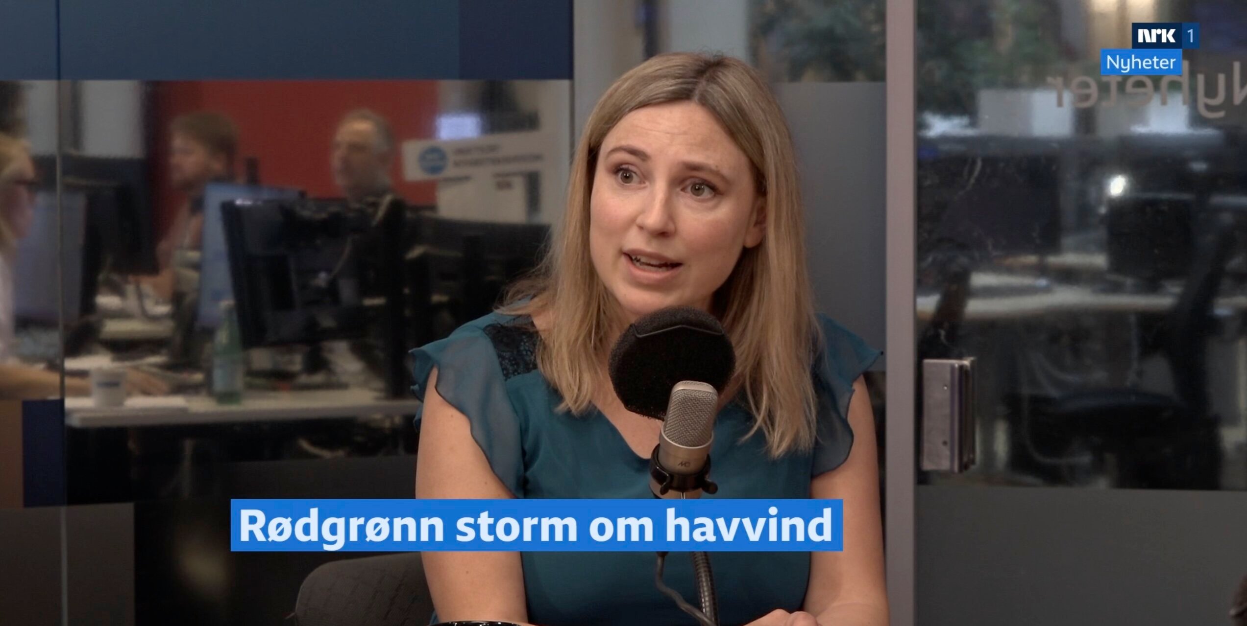 Full storm i NRK-studioet: – Ikke rot i virkeligheten