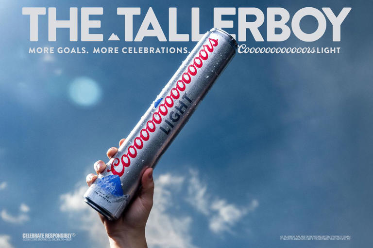 Coors Light’s new ‘Tallerboy’ packs 3 beers into 1 giant can