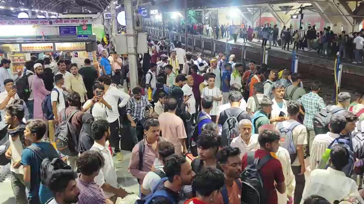 Watch: UP police exam sparks travel chaos, massive crowds at train stations