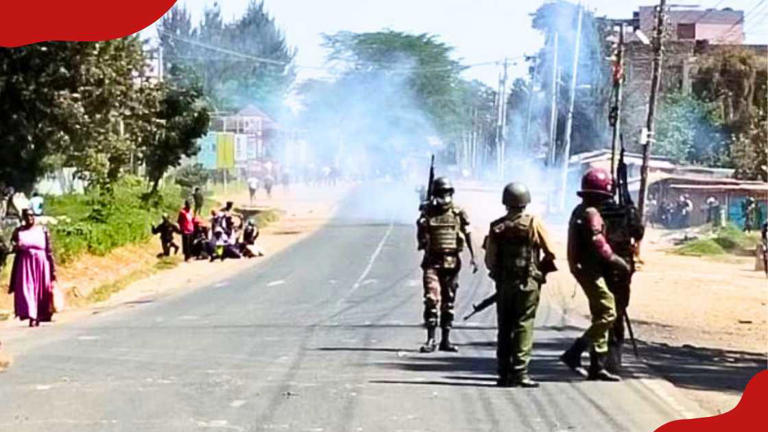 Nanyuki: Police lob teargas as fresh protests erupt against US Ebola ...