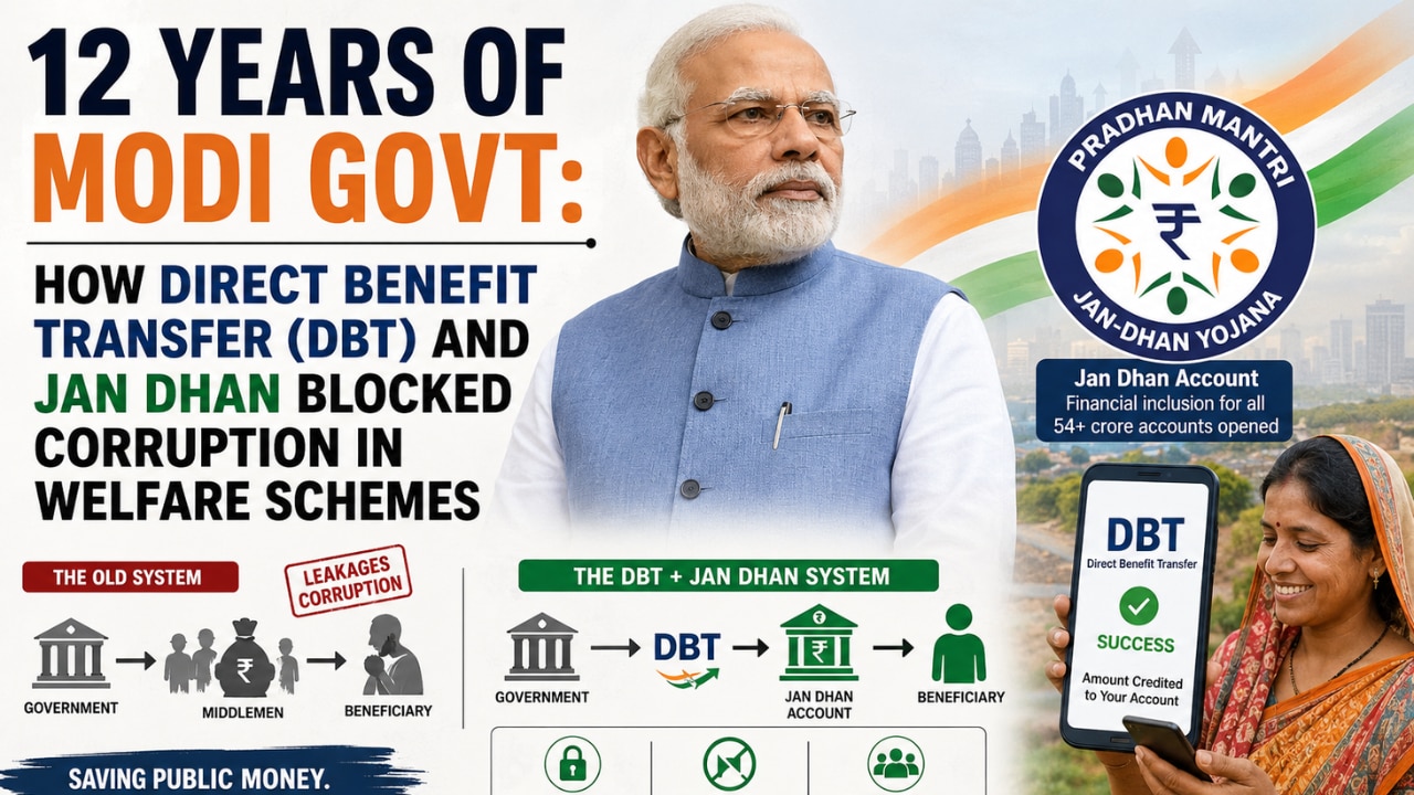 12 years of Modi govt: How direct benefit transfer, Jan Dhan blocked ...