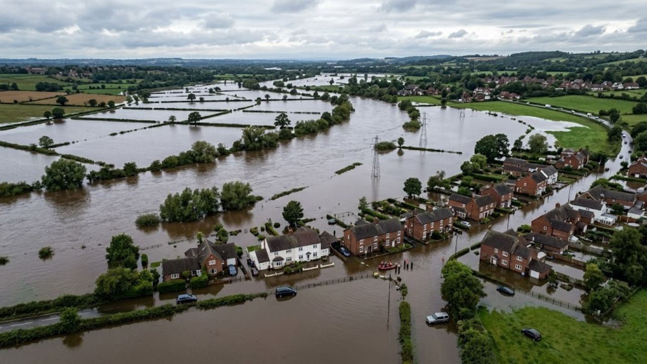 UK's record heatwave shatters into flash floods — 4 regions hit