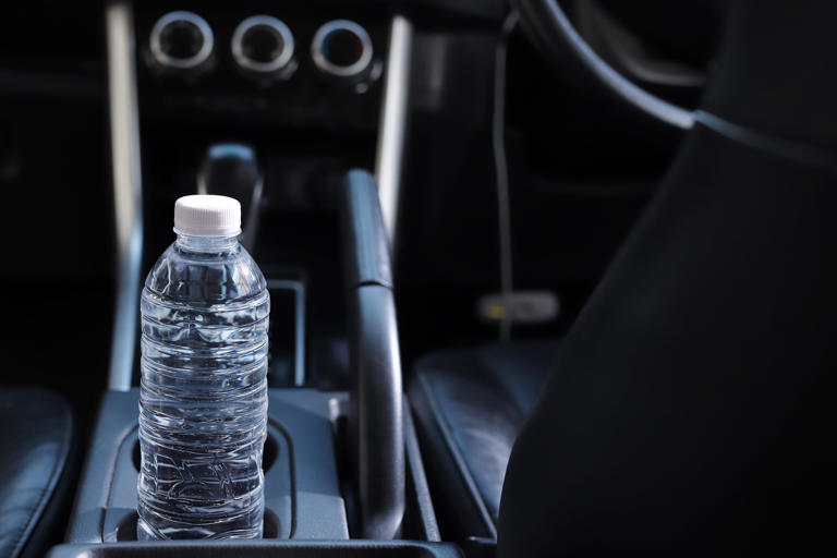 Is bottled water left in a hot car safe to drink? Here's what to know