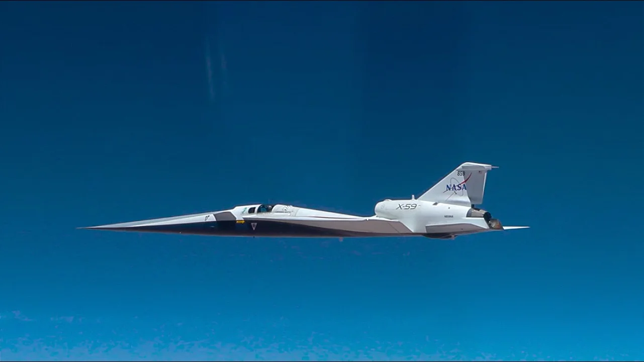 NASA's 'Son of Concorde' X-59 jet makes history as it flies 'quiet ...