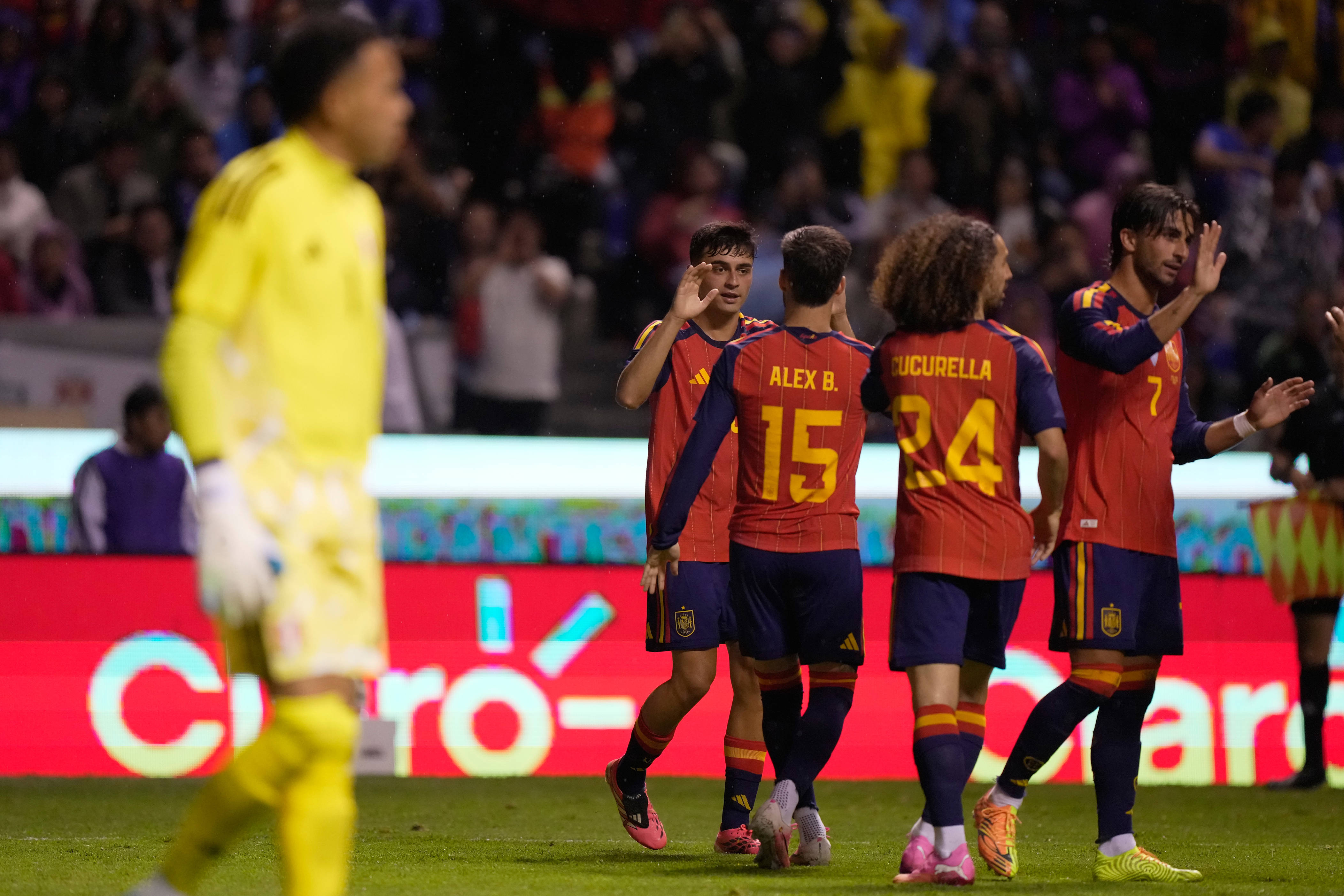 Spain finalizes World Cup preparations with a 3-1 win over Peru
