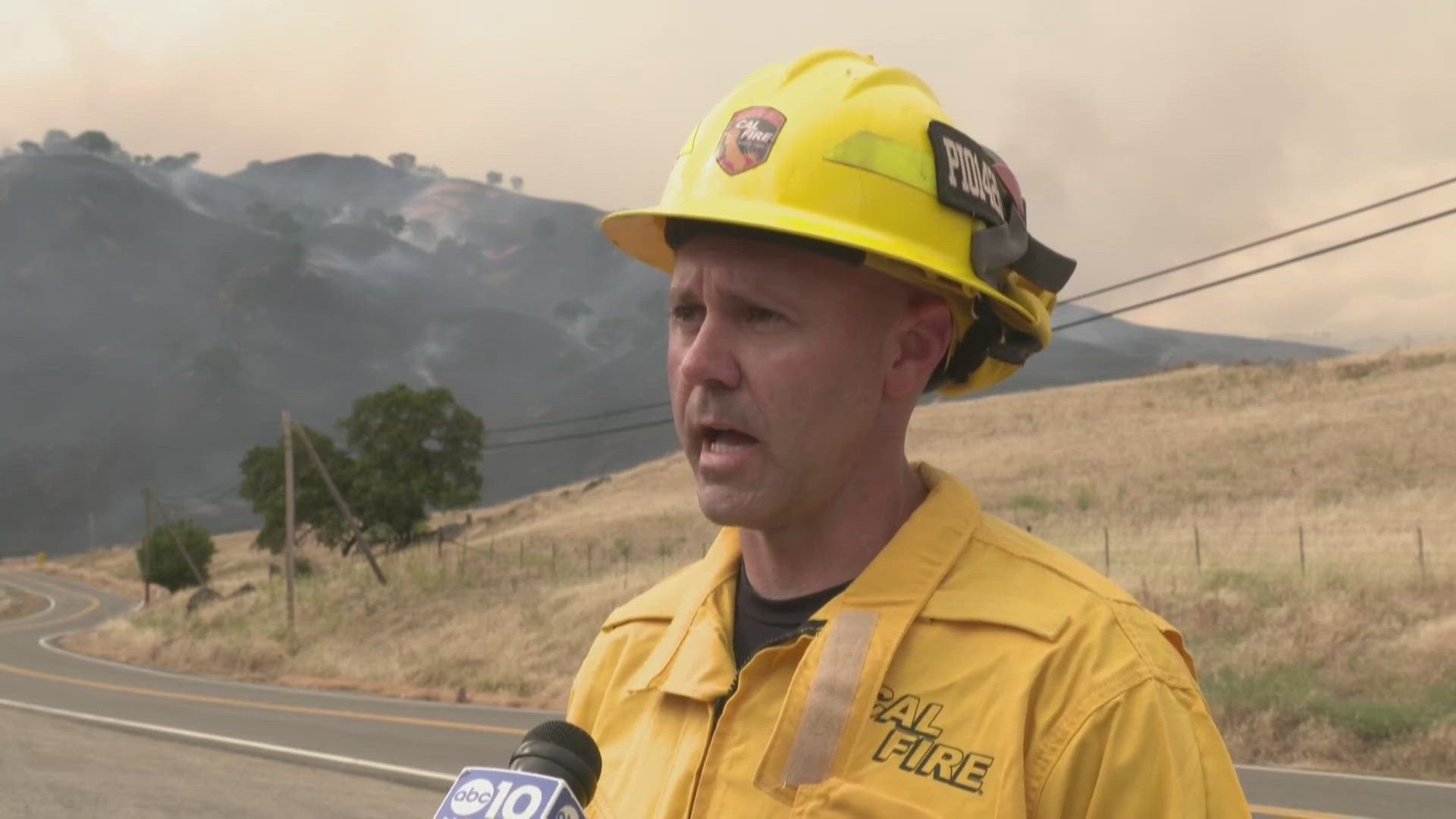Crews continue battling the Putah Fire in Yolo County