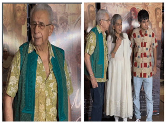 Special screening of 'Main Wapas Aaunga' held; Naseeruddin Shah spotted ...