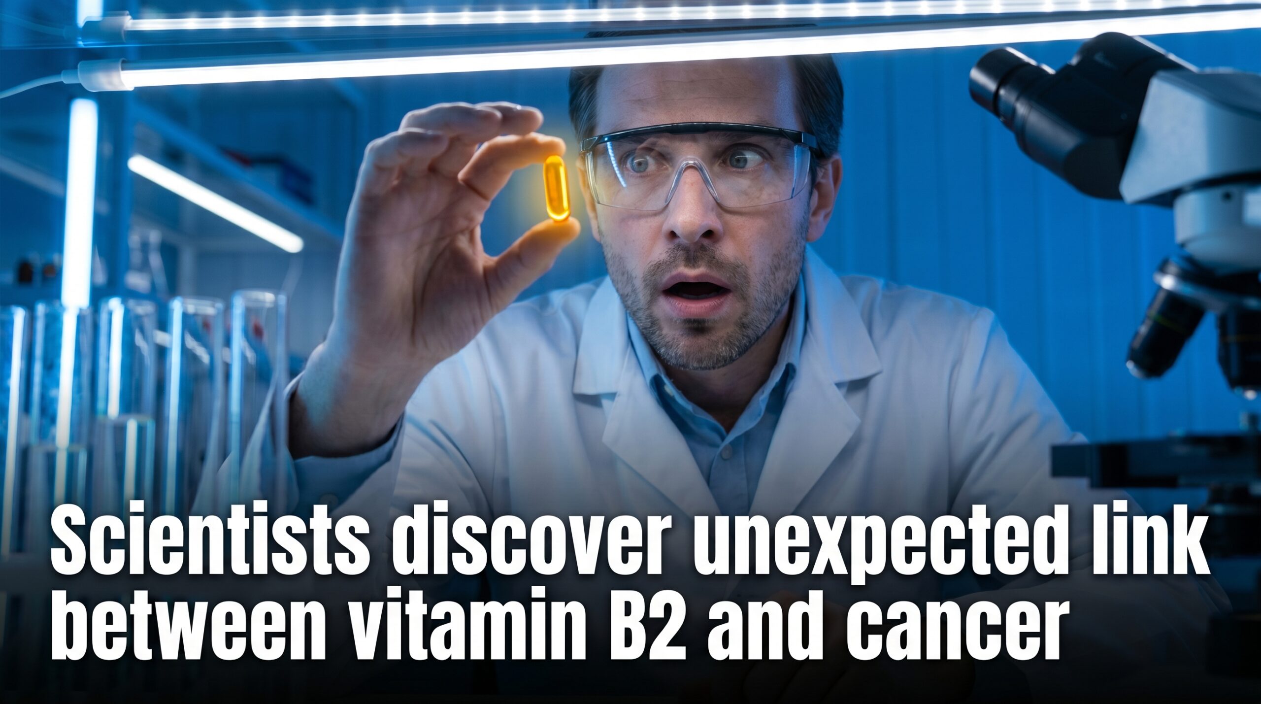Scientists discover unexpected link between vitamin B2 and cancer