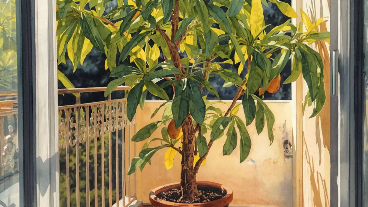 This rare Baramasi mango tree produces juicy mangoes in just 9 months ...