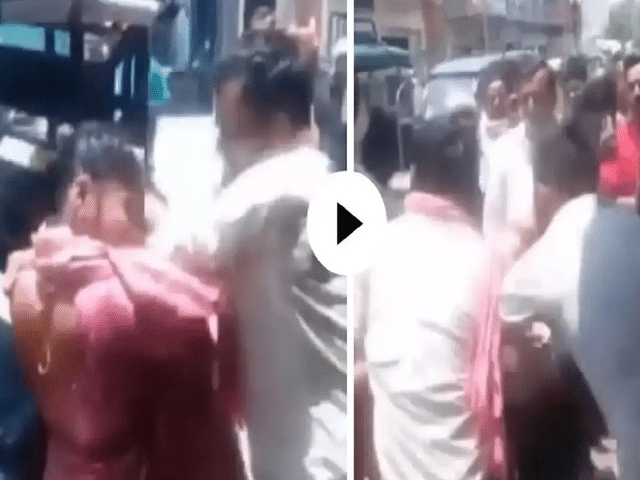 Video: Wife allegedly catches husband with another woman, dramatic ...