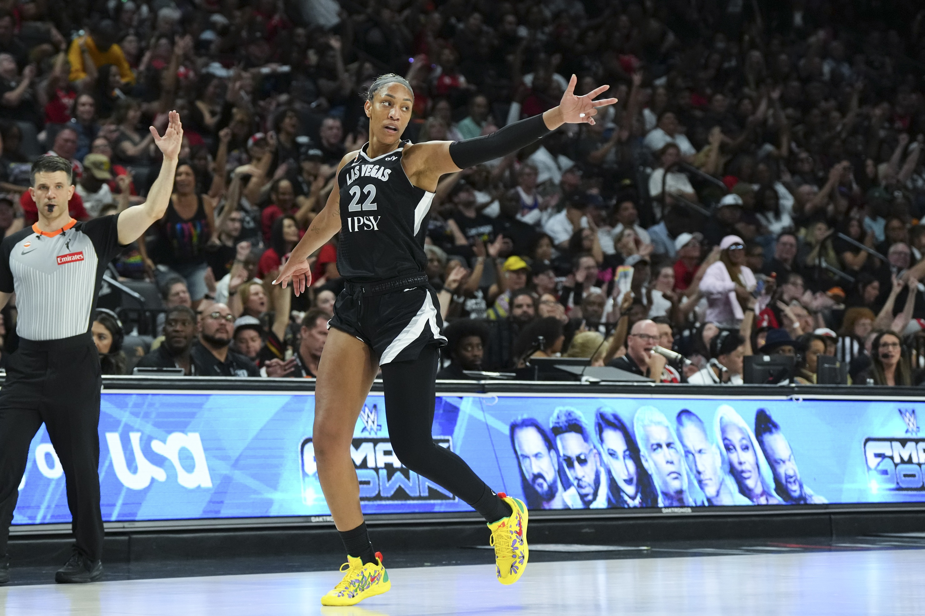A'ja Wilson reaches 6,000 WNBA points faster than anyone in history