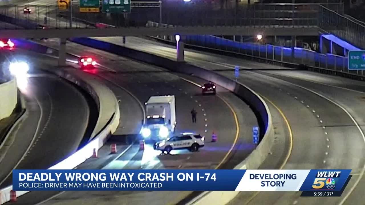 Deadly wrong-way crash on I-74; impairment under investigation