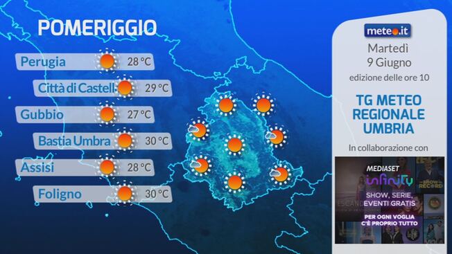TG meteo regionale Umbria