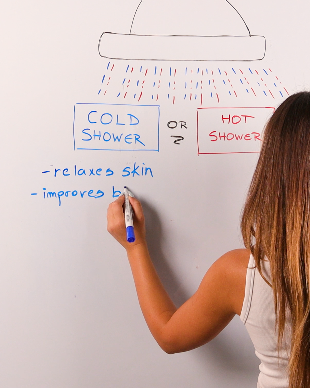 The pros to cold and hot showers🚿