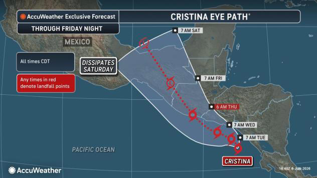 Boris to make landfall soon in Mexico; newly named Tropical Storm ...