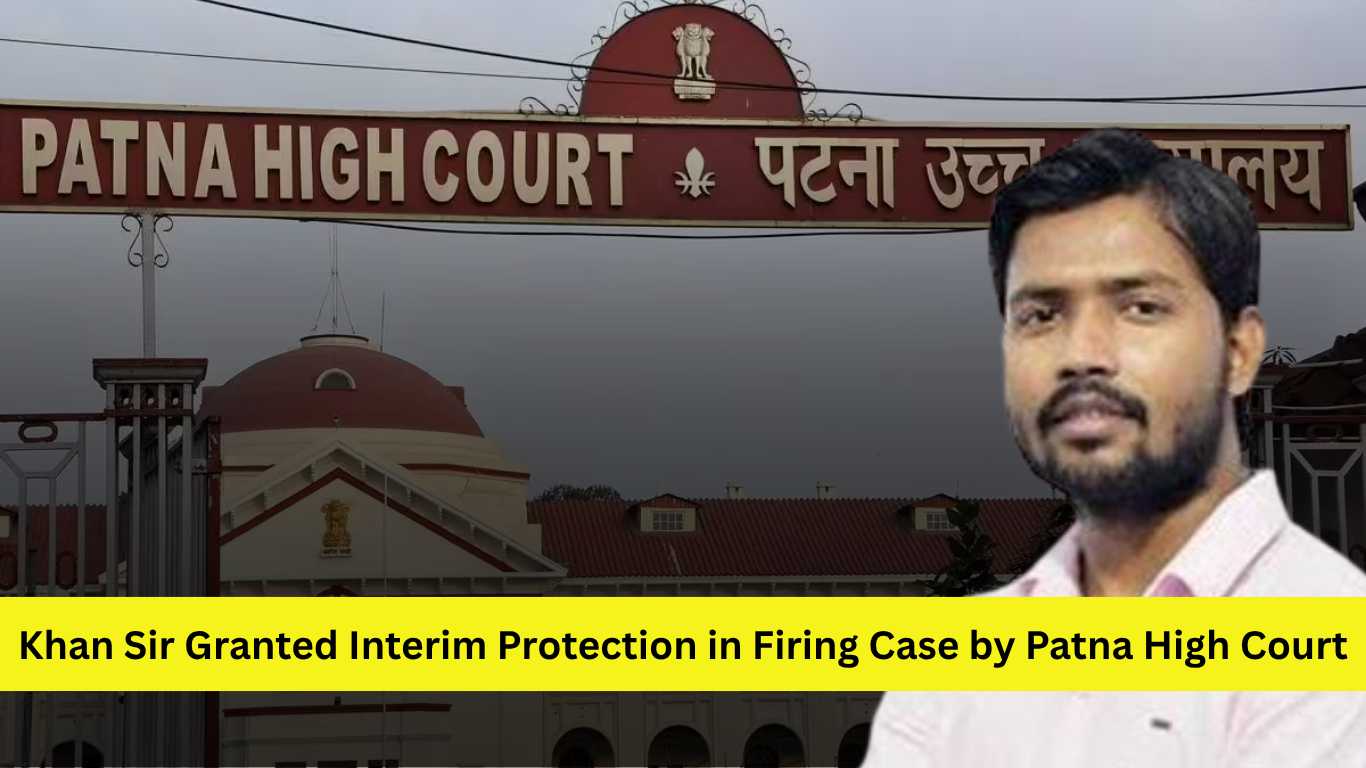 Educator Khan Sir granted interim protection in firing case by Patna ...