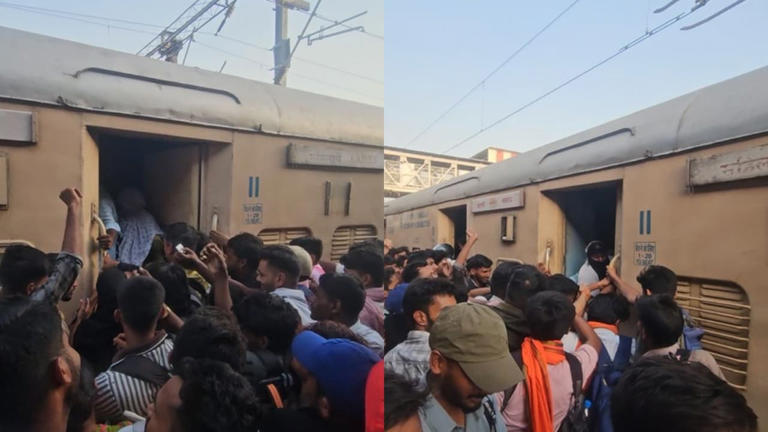 UP Police Constable Exam 2026: Video shows massive crowd at Lucknow ...