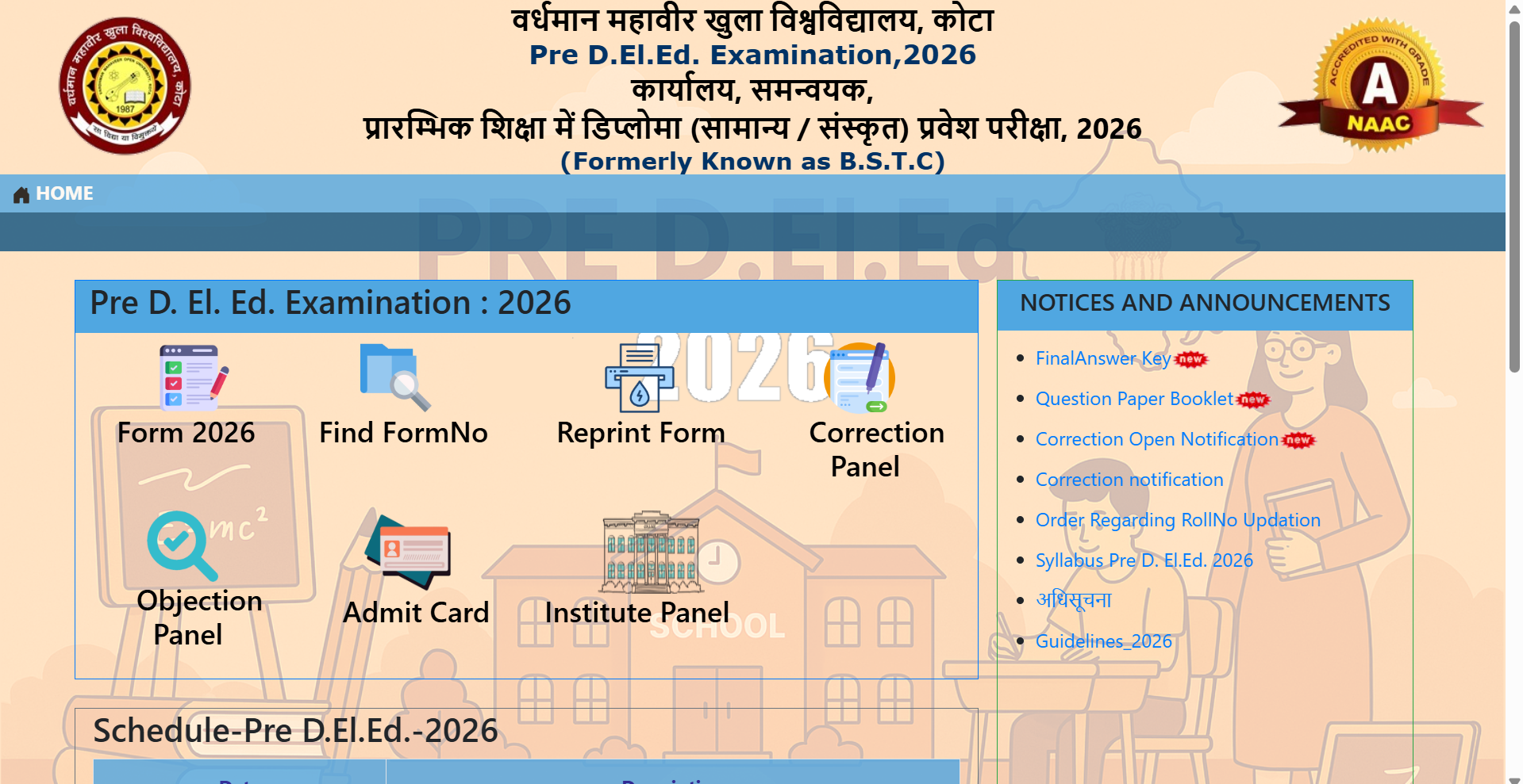 Rajasthan BSTC pre DElEd result 2026 to be declared on June 10 at ...