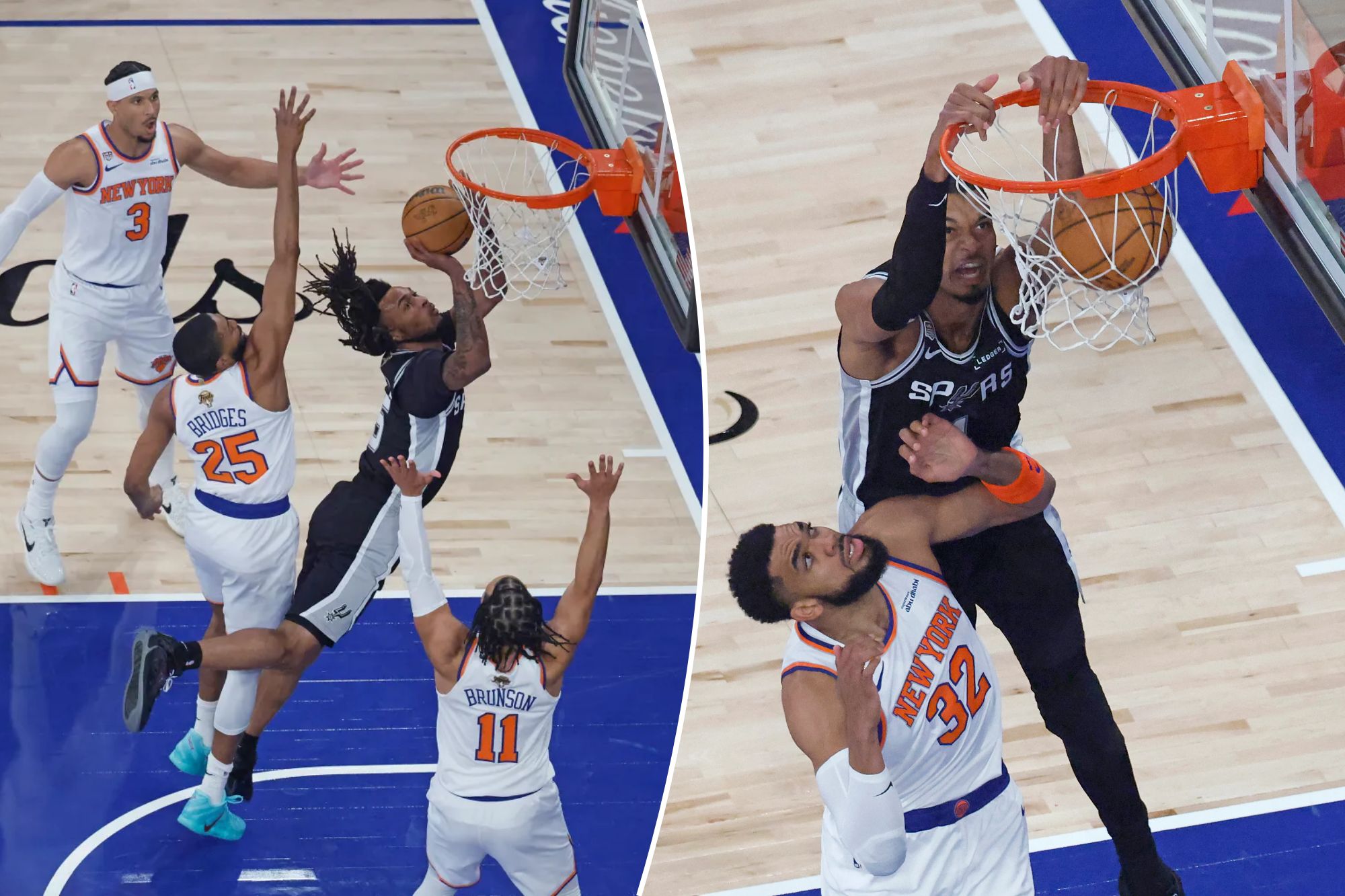 Victor Wembanyama, Spurs punish Knicks in paint as key Finals ...
