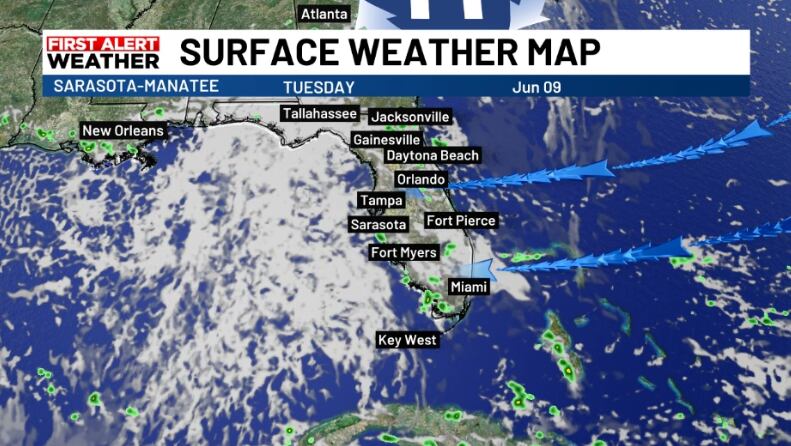 Hot, humid and dry today, but rain chances will increase
