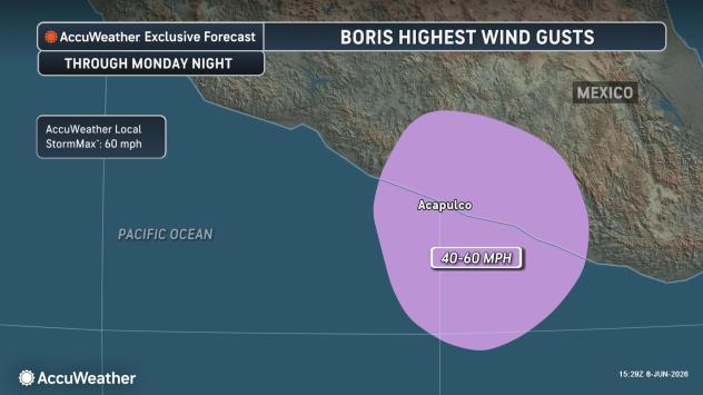 Boris to make landfall soon in Mexico; newly named Tropical Storm ...