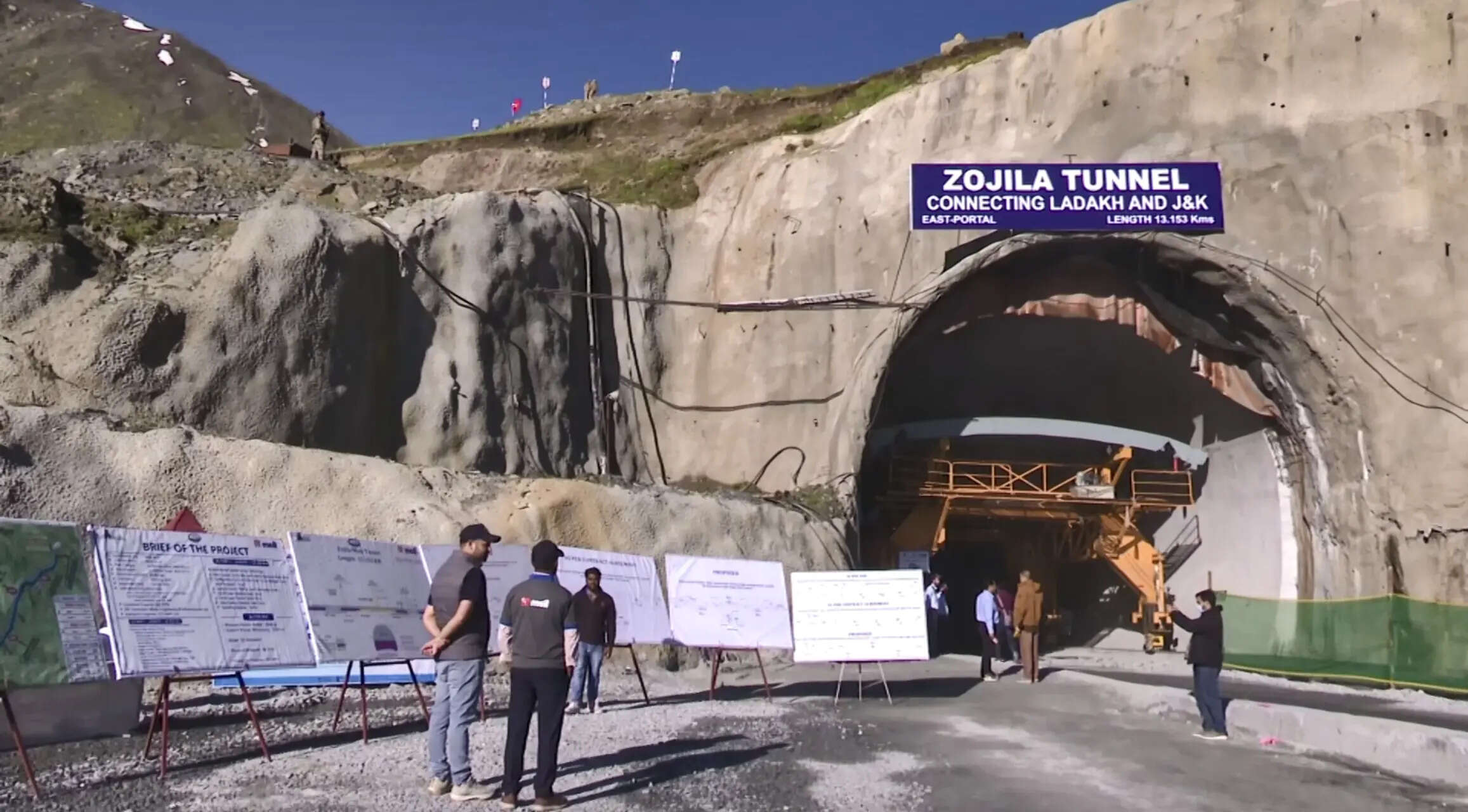 Final rock falls at Zojila: India completes breakthrough in world's ...