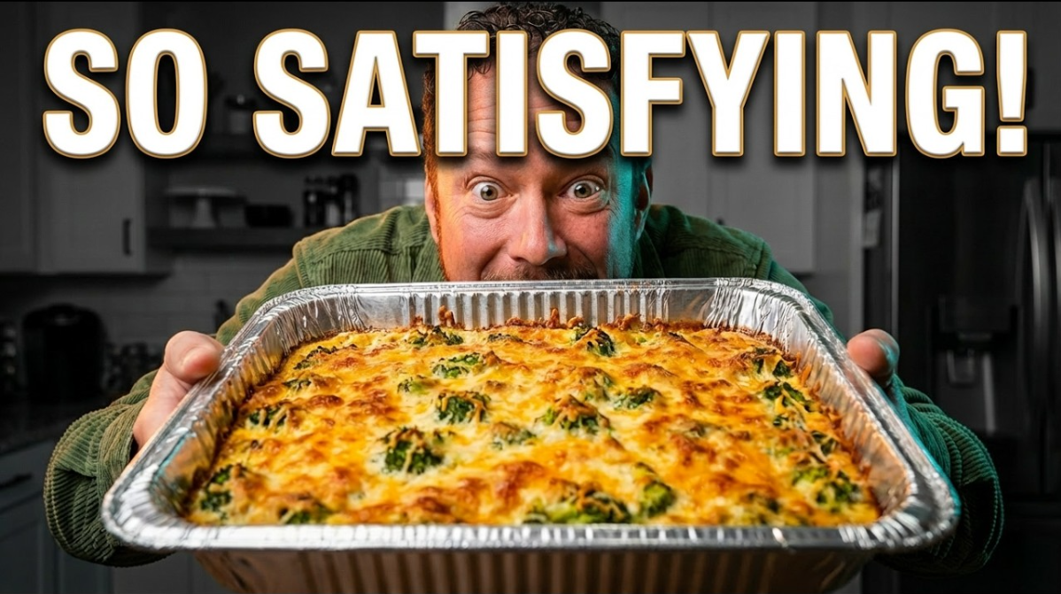 Oozy gooey keto broccoli and cheese casserole