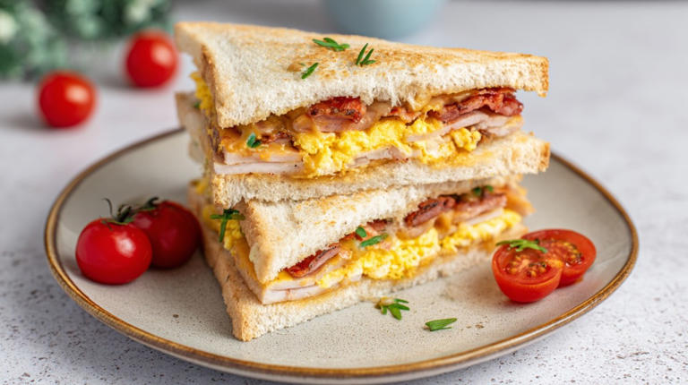 Klassiker in Sandwich-Form: English breakfast für auf die Hand