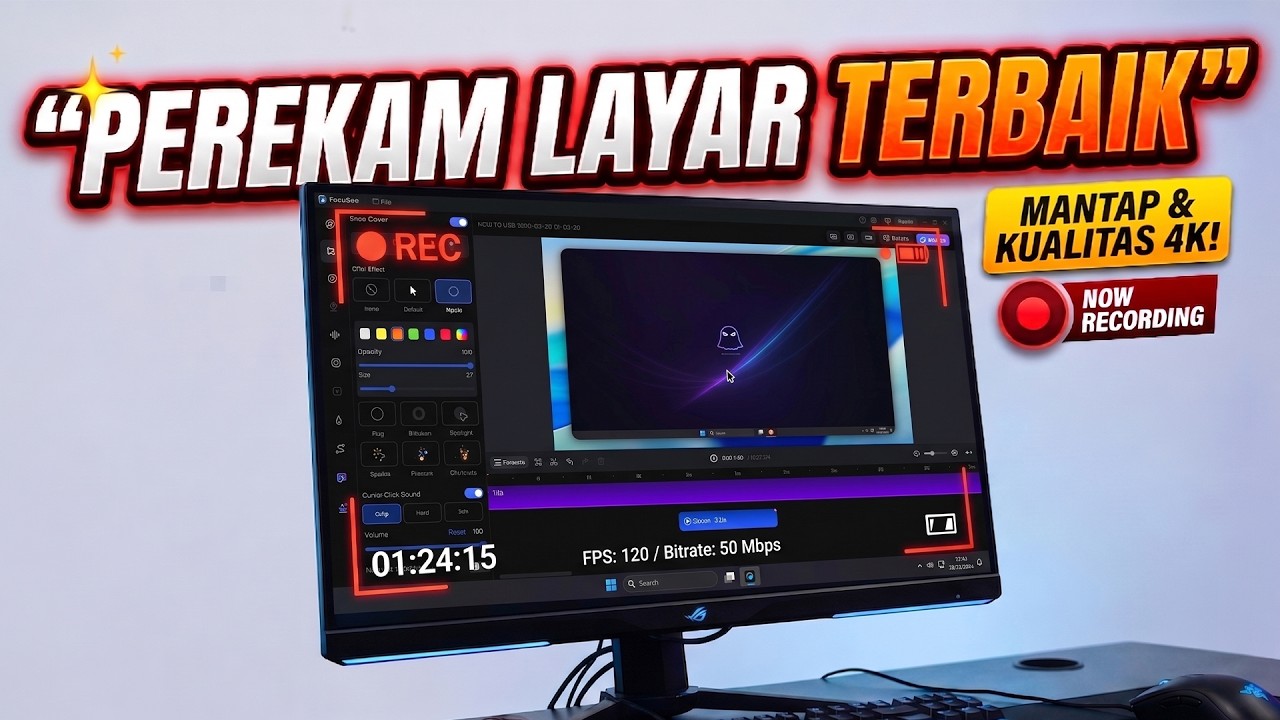 Cara buat video demo lebih keren dengan FocuSee (auto zoom & editing)