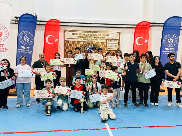 Siirt TSO satranç turnuvası tamamlandı