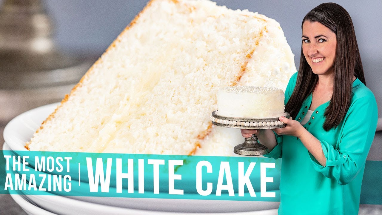 Light & airy white cake recipe | Easy homemade layer cake tutorial