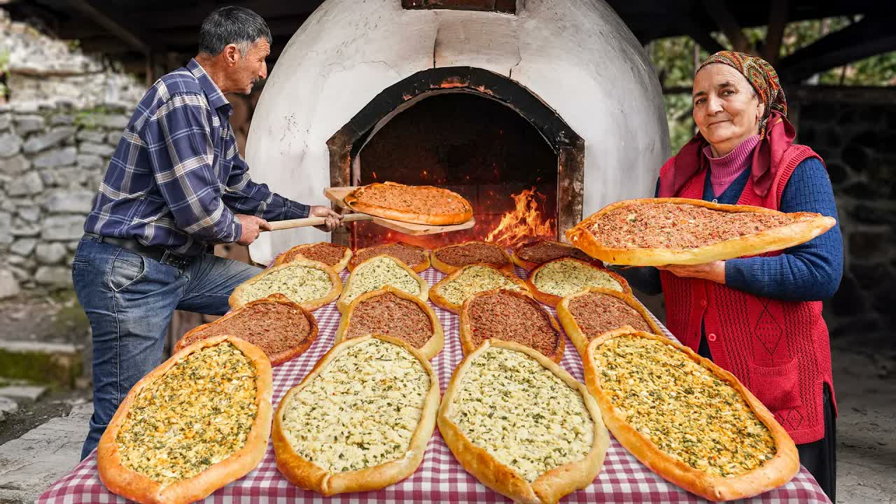 Traditional baking techniques still used in Turkish villages
