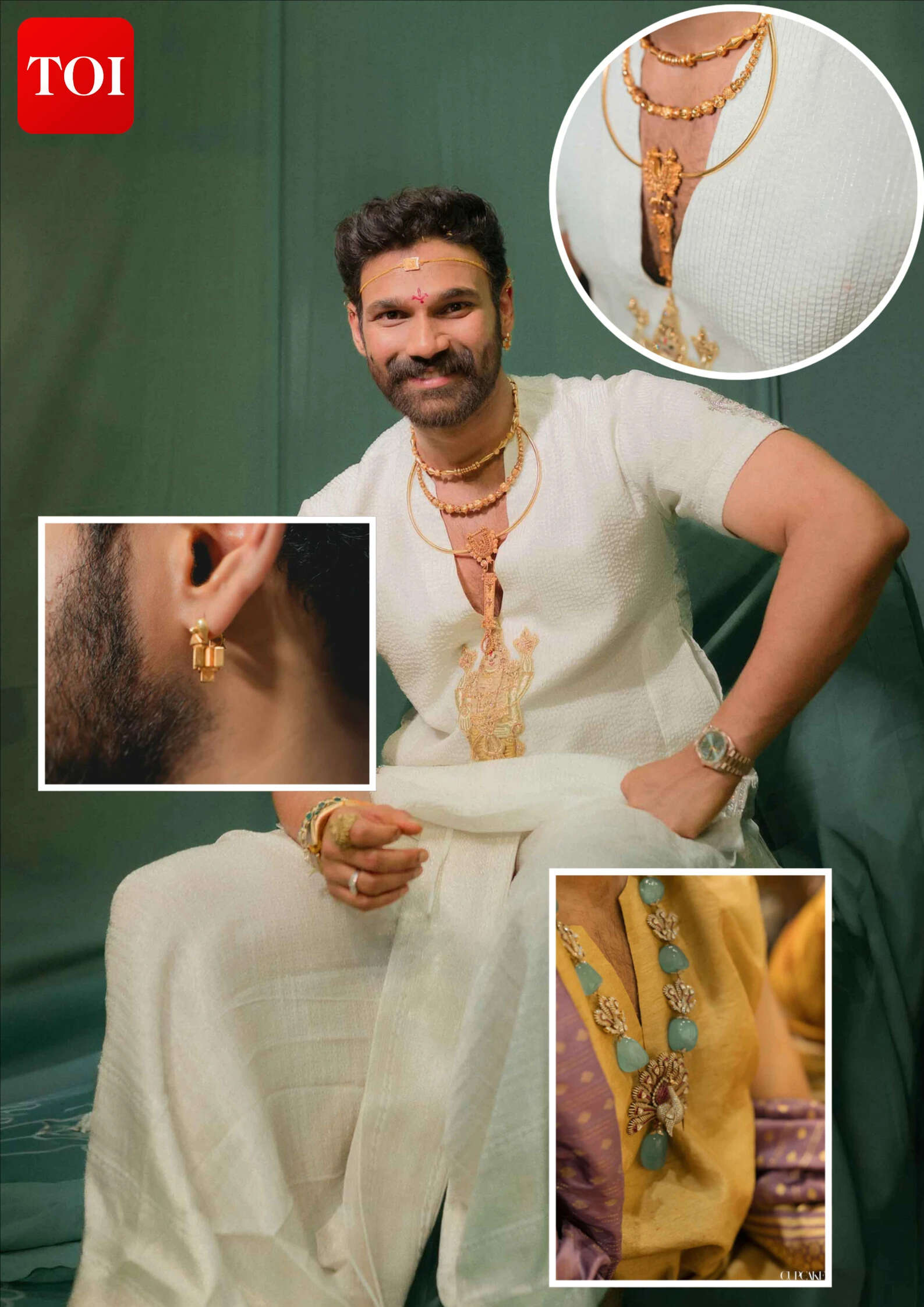 Temple gold, pearls & payals: Telugu men rewrite the rules of ornamentation