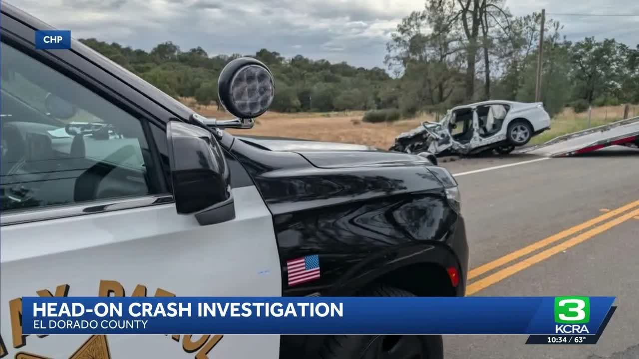 Driver severely injured in El Dorado County head-on crash