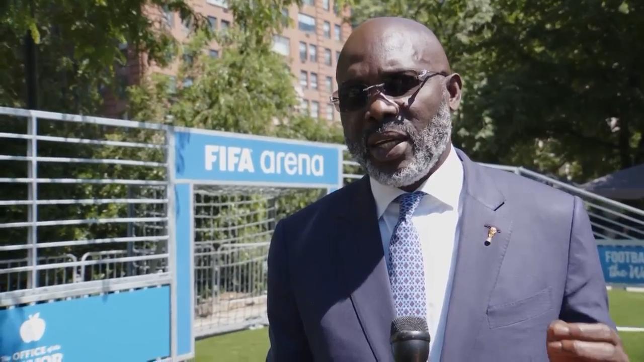George Weah hopes for a World Cup without racism