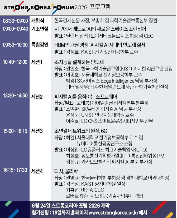 보이저 회장부터 HBM 선구자까지 총출동