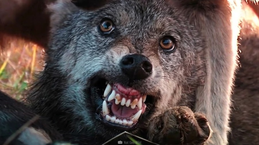 Escuchó gritos en el campamento - segundos después vio a un lobo ...