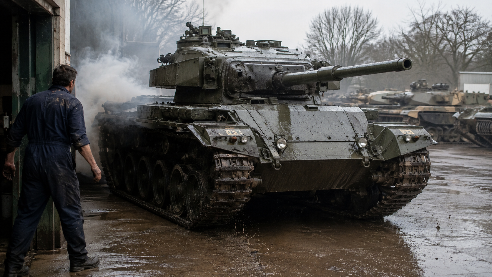 Centurion breaks down while we move four military vehicles