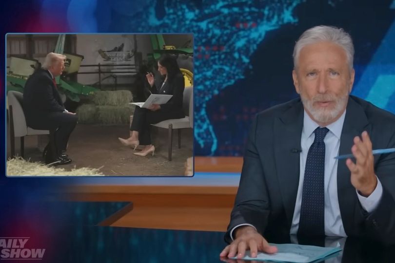 Jon Stewart mocks 'fragile man baby' Donald Trump after disastrous NBC ...