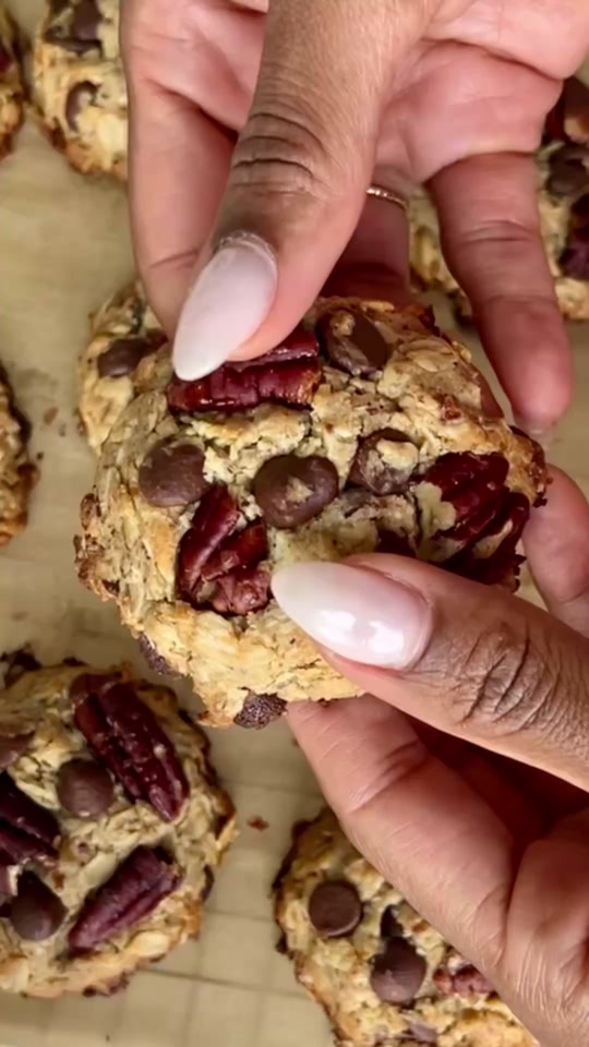 Salted maple pecan chocolate chip cookies you’ll crave