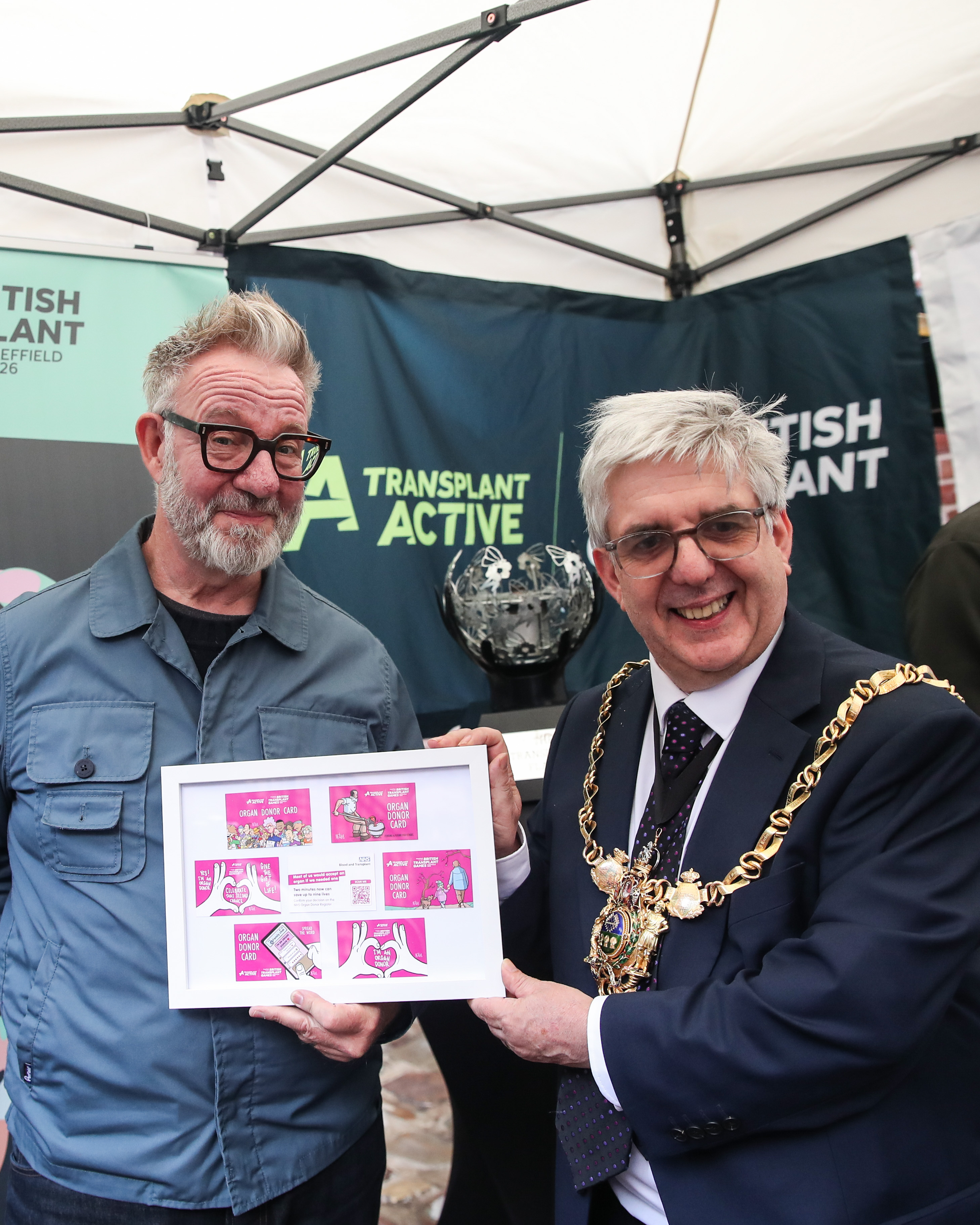 Sheffield artist Pete McKee unveils six organ donor card designs to ...